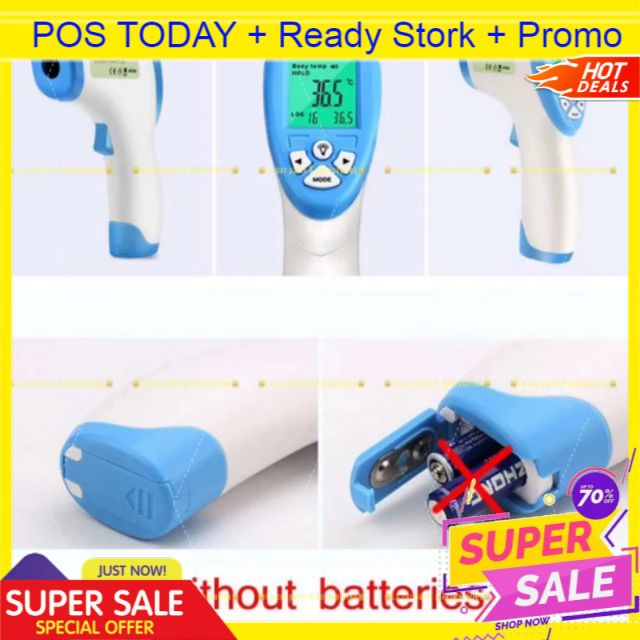 Body Temperature thermometer Temp gun Scanner sensor Digital LCD ...