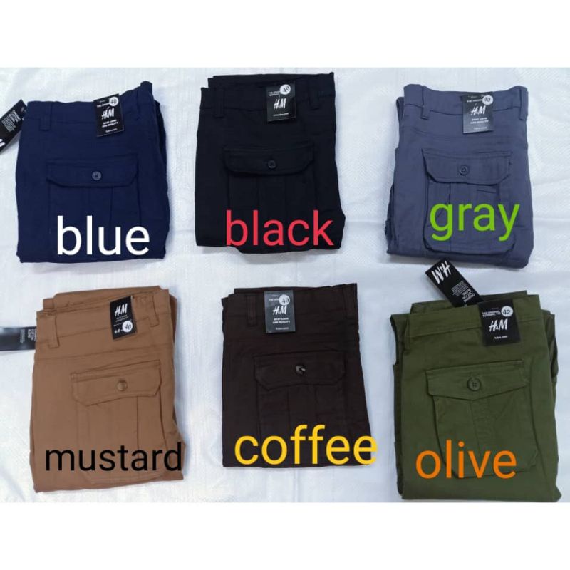 New Arrived 💥 6 Pocket Slack Slimfit Cargo pants Mens for UNISEX💥👈👈 ...