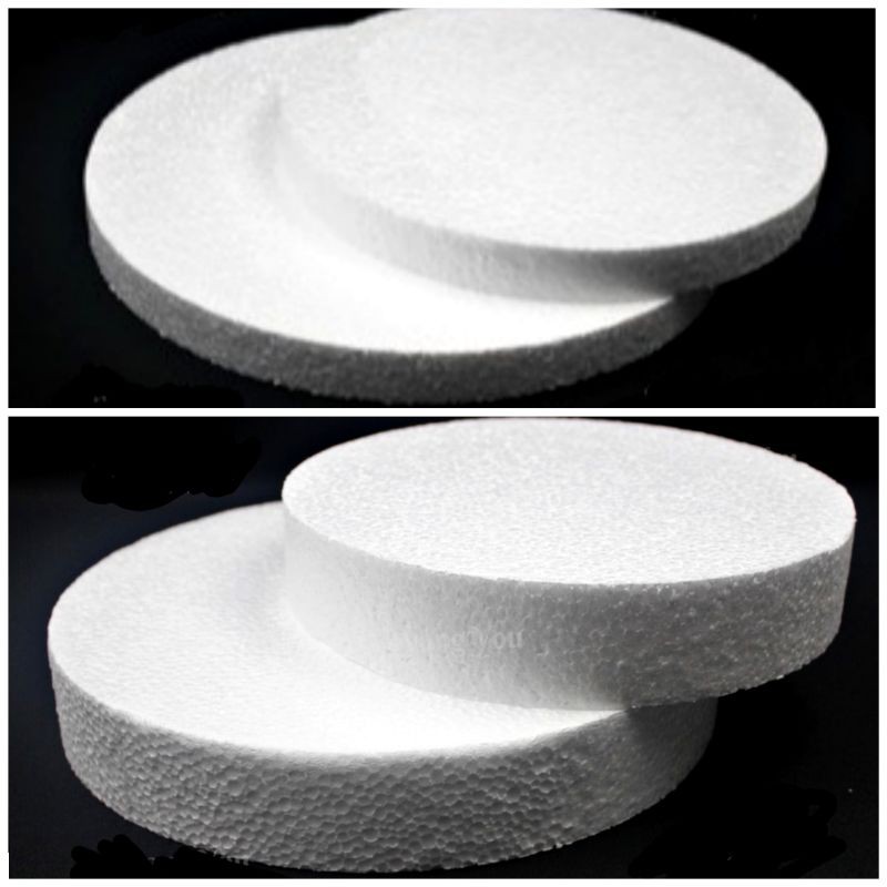 #PL000750 Gabus Tapak Bulat Polifom Polistrin Polystyrene @ 5 pilihan ...