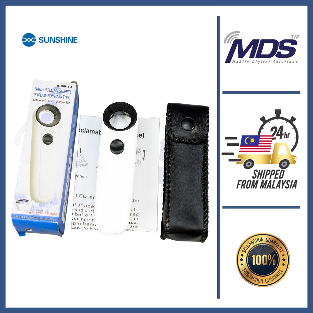 HAND-HOLD MAGNIFIER MG6B-1B microscope LED | Shopee Malaysia