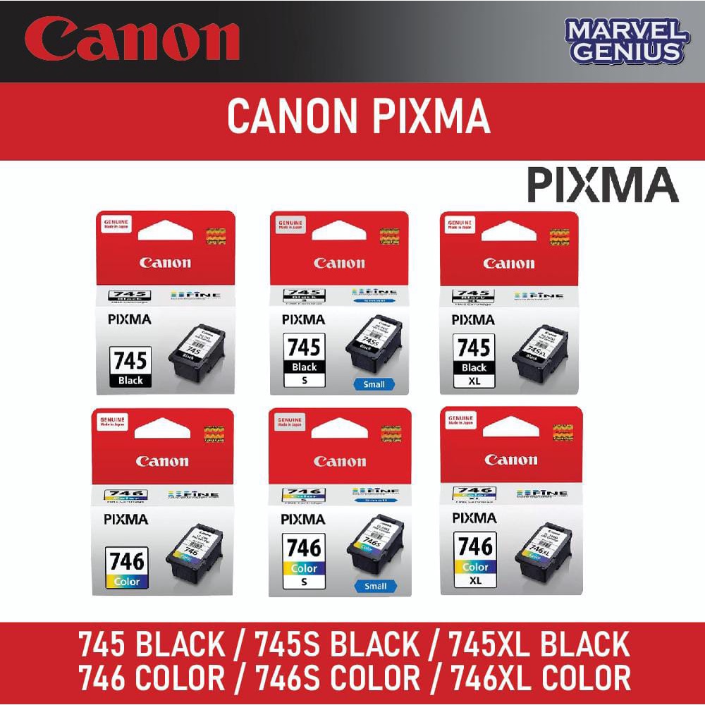 [ 100% ORIGINAL GENUINE ] CANON PIXMA INK PG745 PG745S PG745XL CL746 ...