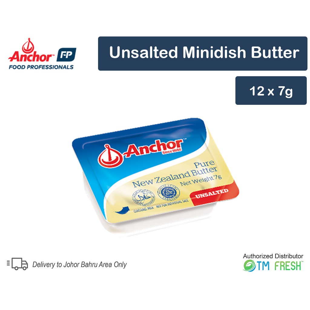 Anchor Unsalted Minidish Butter 12 x 7g | Shopee Malaysia