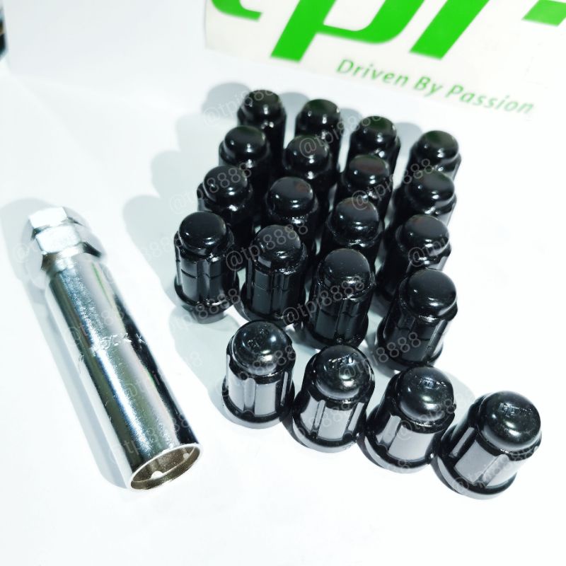 TPi Tuner Nuts 6 Spline Lock Nut (20pcs) | Shopee Malaysia