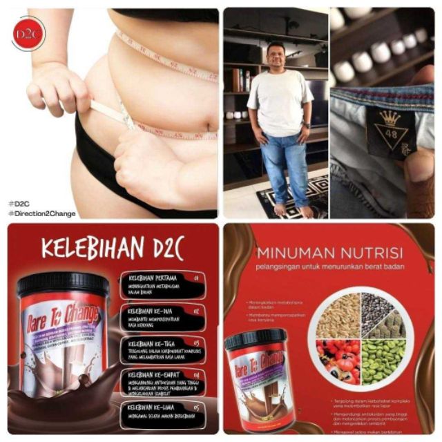 D2C ( DARE TO CHANGE ) by Angah Raja Lawak..🔥FREE GIFT🔥 | Shopee Malaysia