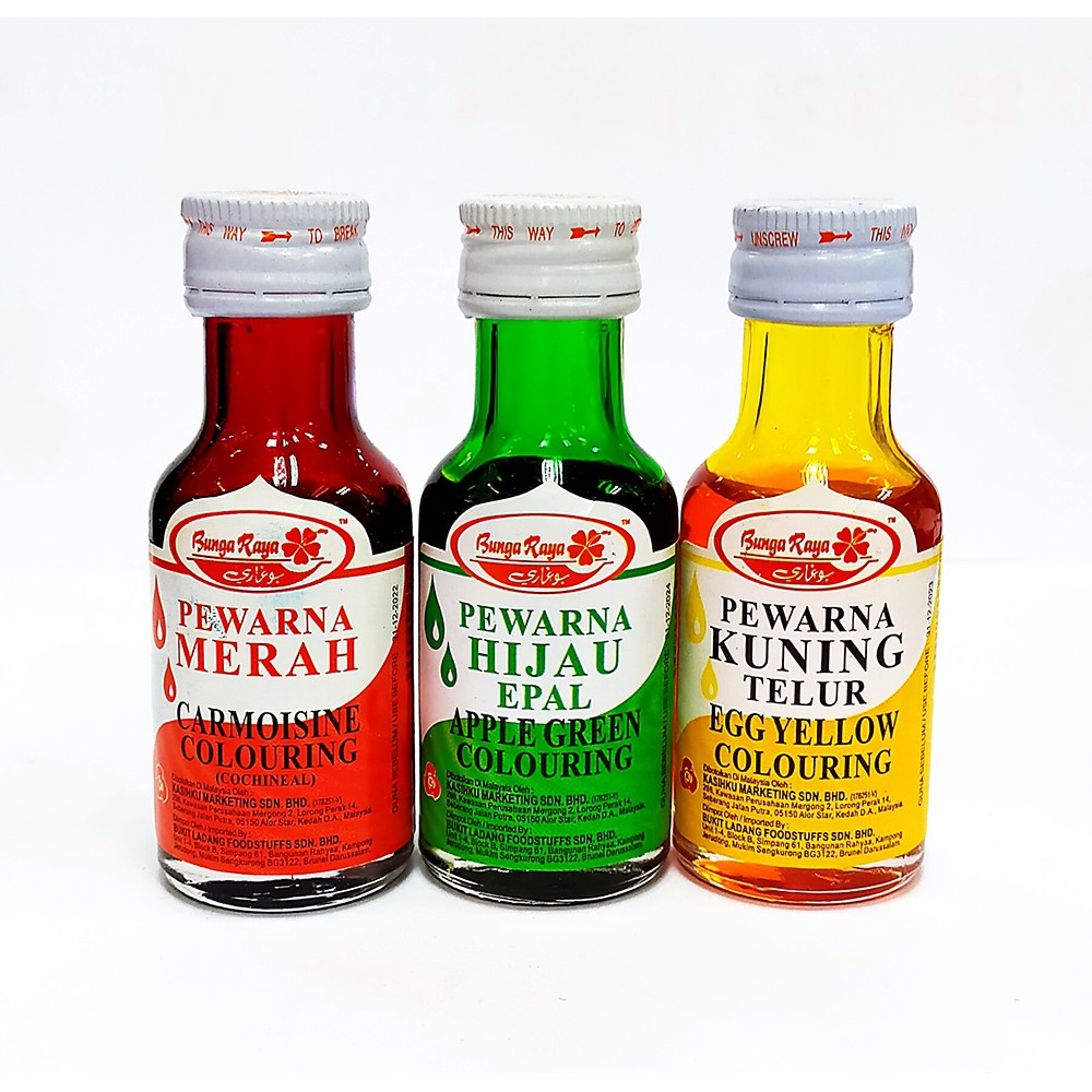 BUNGA RAYA Colouring Liquid 25ml | Shopee Malaysia