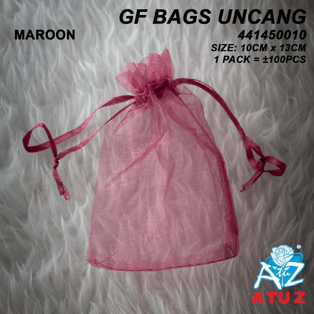 AtuZ Uncang Bag Organza 8*H12cm/14*H9cm/22*H26cm COMEL POUCH / BEG ...