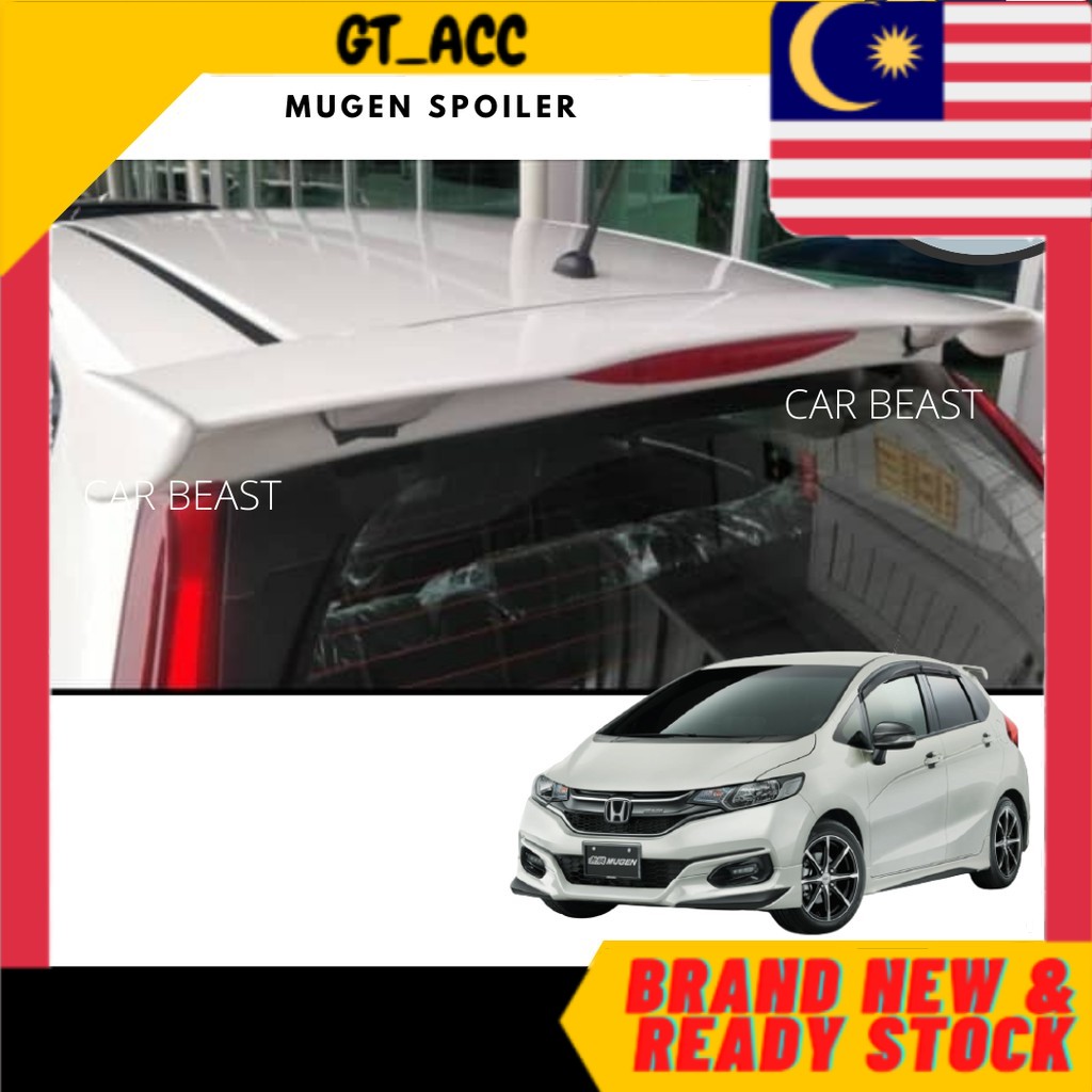 Honda Jazz GK5 2014-2019 OEM Mugen Spoiler with paint ⚠️No LED break ...