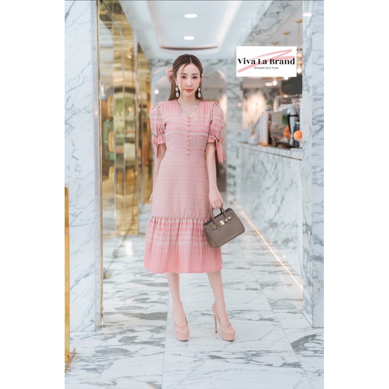 V018 Thai Dress Khun Grace Style Pattern Woven Fabric Fine Work ...