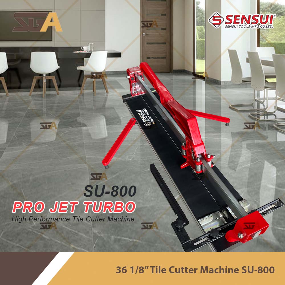 SENSUI PRO JET TURBO Laser Manual Tile Cutter 26-3/8" (SU650) or 32-1/4 ...
