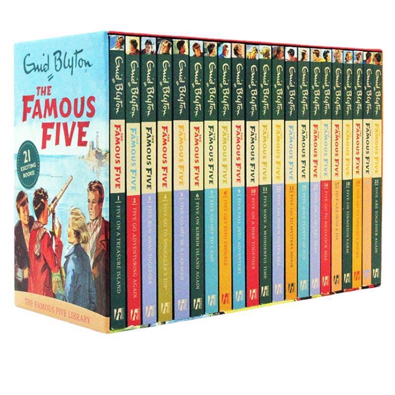 Enid Blyton Famous Five Box Set (21 Books) | Shopee Malaysia