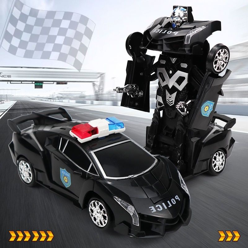 🔥READY STOCK🔥 Transformer Robot Action Figure Battery Operated with ...