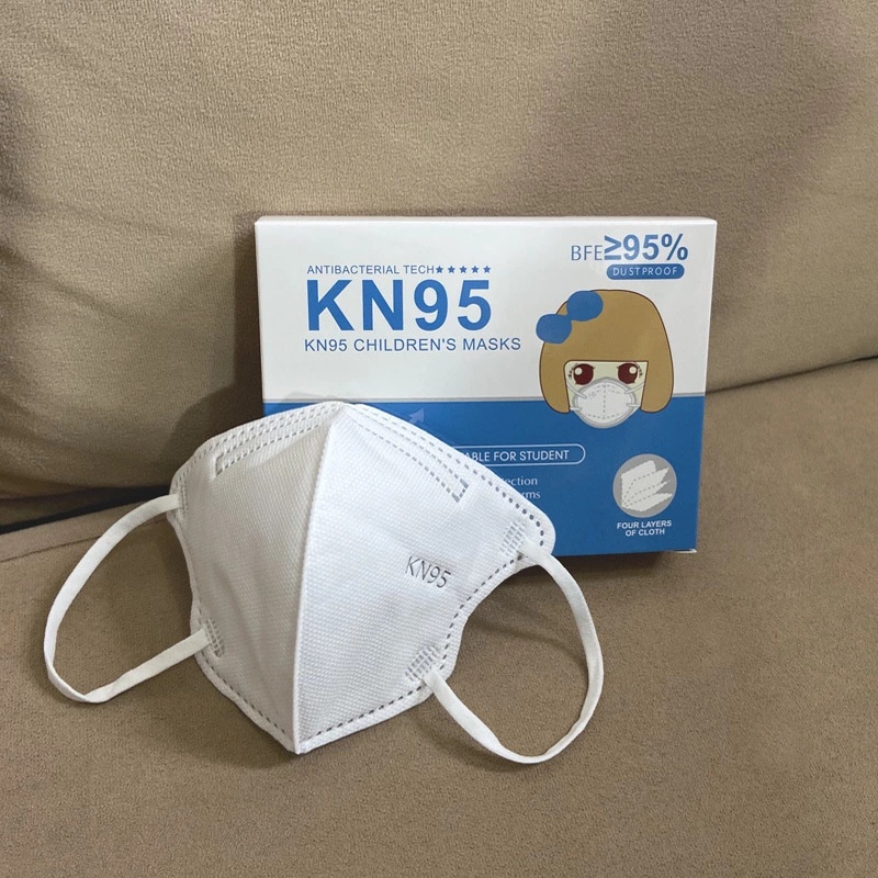 50PCS CHILD Kn95 children's mask disposableMASK Black/white KN95 mask ...