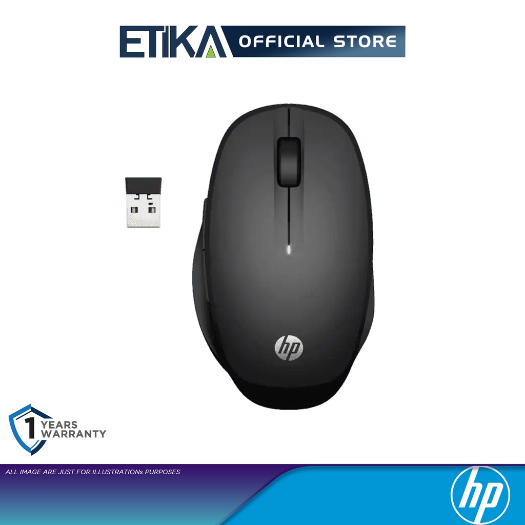 HP 300 Dual Mode Mouse | Bluetooth & 2.4GHz Wireless Mouse | 6CR71AA ...
