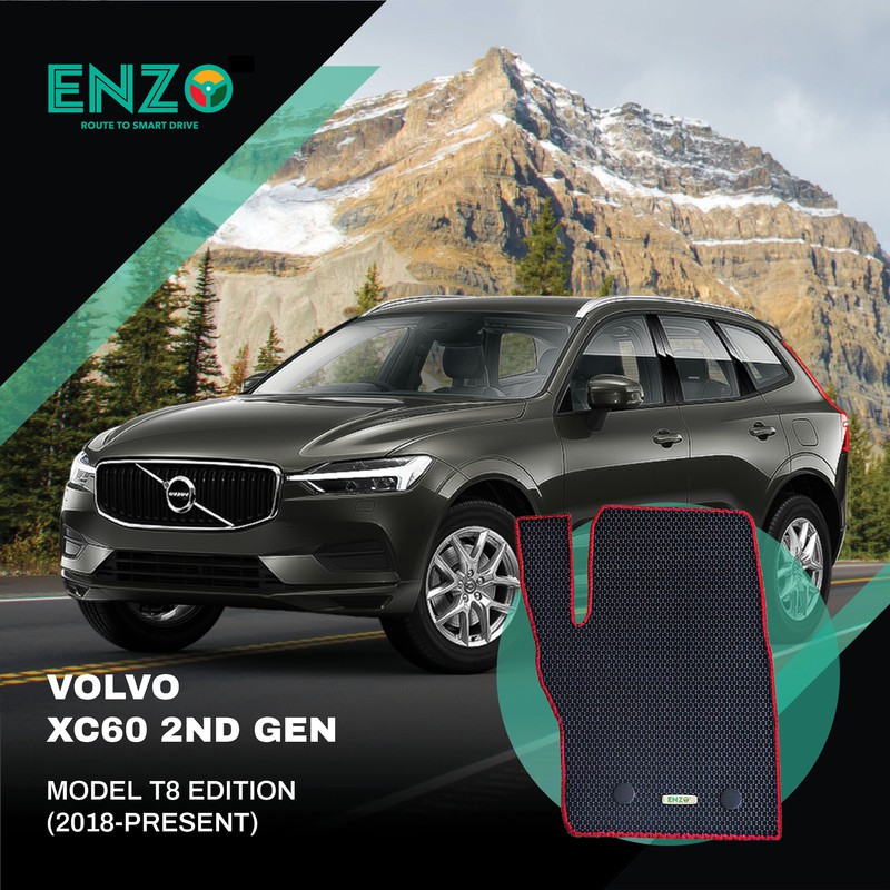 Volvo XC60 2nd Gen T8 Edition - Enzo Customised Car Mat | Shopee Malaysia