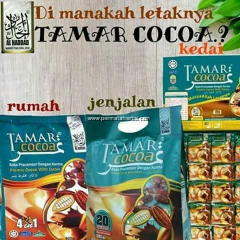 🔥READY STOCK🔥TAMAR COCOA PAKET/PAPAN ☕ ORIGANAL AL HADDAD | Shopee Malaysia