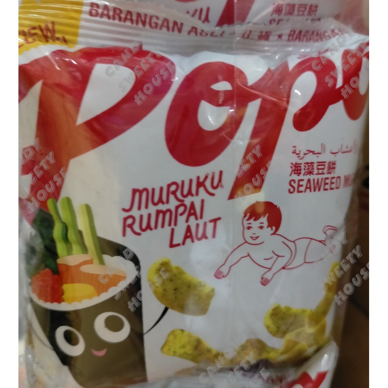Popo Fish Muruku Seaweed 18g x 30pack | Shopee Malaysia