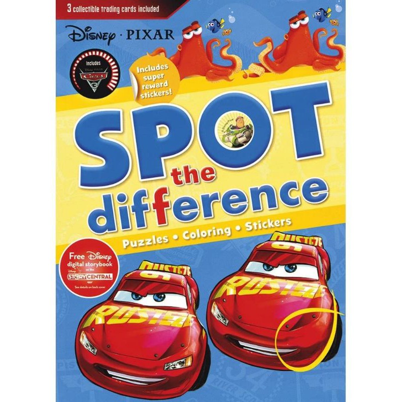 Spot Difference Disney pixar activity book | Shopee Malaysia