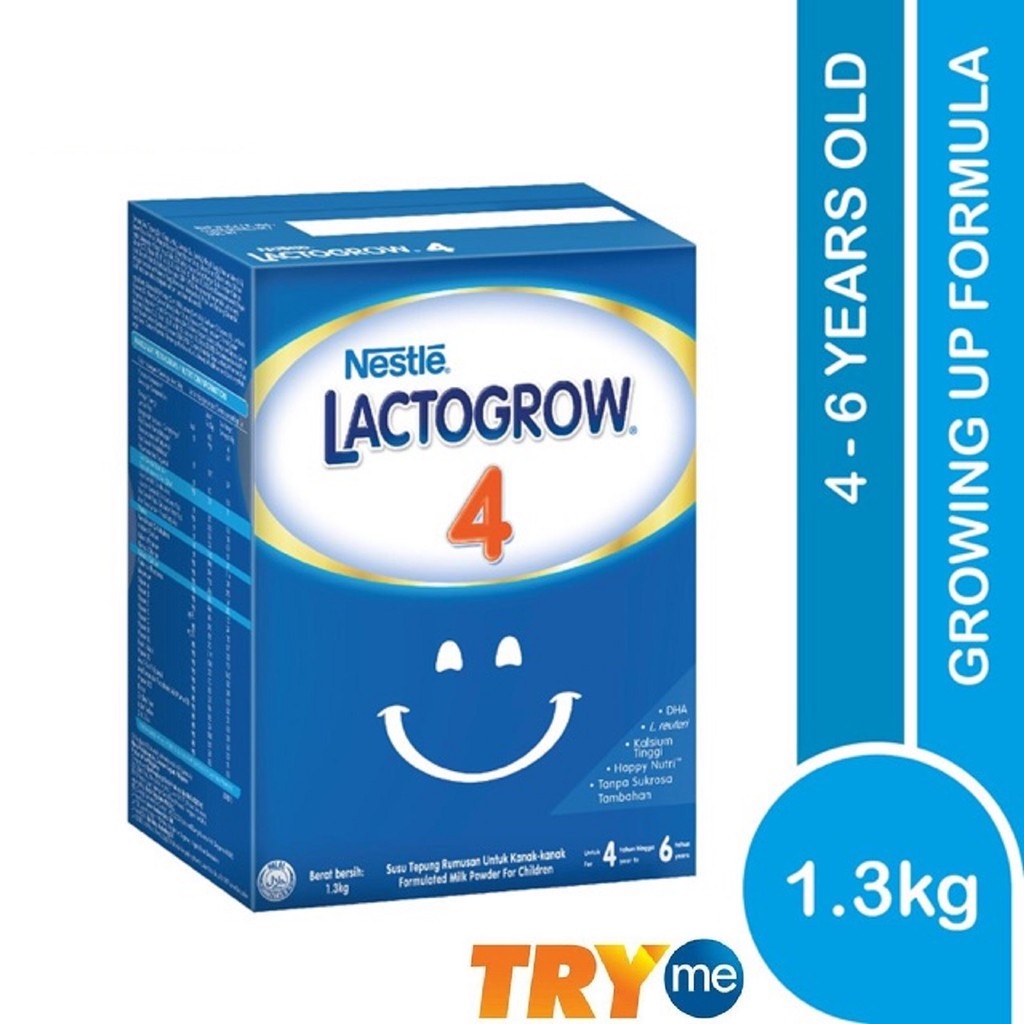 Nestle Lactogrow 4 Milk Powder (1.3kg) | Shopee Malaysia