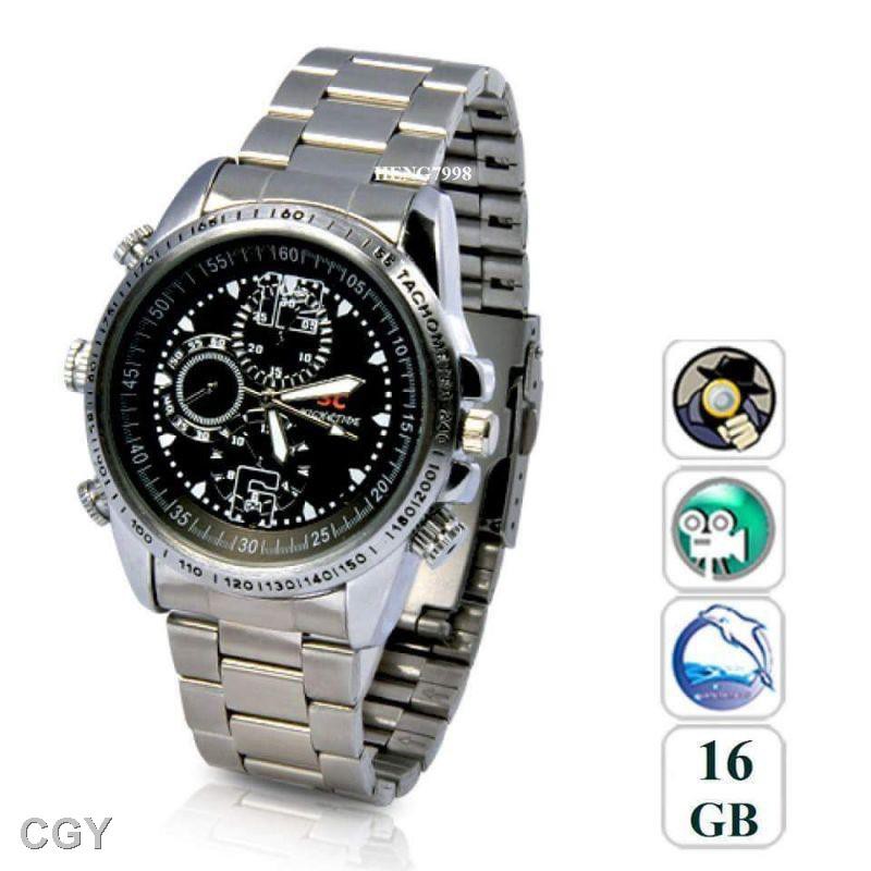 Men's Watches ﹊♞☬8gb / 16gb Spy Pin Hole Camera Watch with Waterproof ...