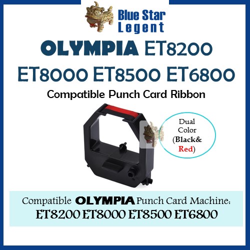 Compatible Olympia ET8200 ET8000 ET8500 ET6200 Punch Card Ribbon ...