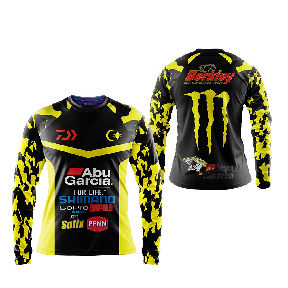 MCB 1ST PART Fishing Outfit | Baju Memancing | Fishing Jersey | Shopee ...