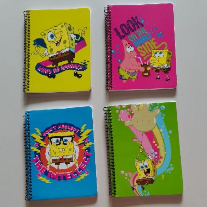 Campap Spongebob Squarepants- A6 Wire - O & Spiral Notebook /Cartoon ...