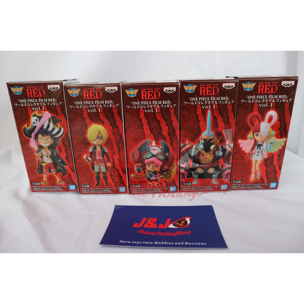 BANPRESTO WCF WORLD COLLECTABLE FIGURE ONE PIECE FILM RED VOL.1 ...