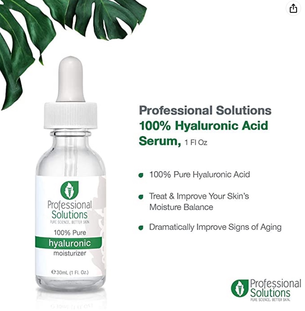 Professional Solutions 100% Pure Hyaluronic Moisturizer 30ML | Shopee ...