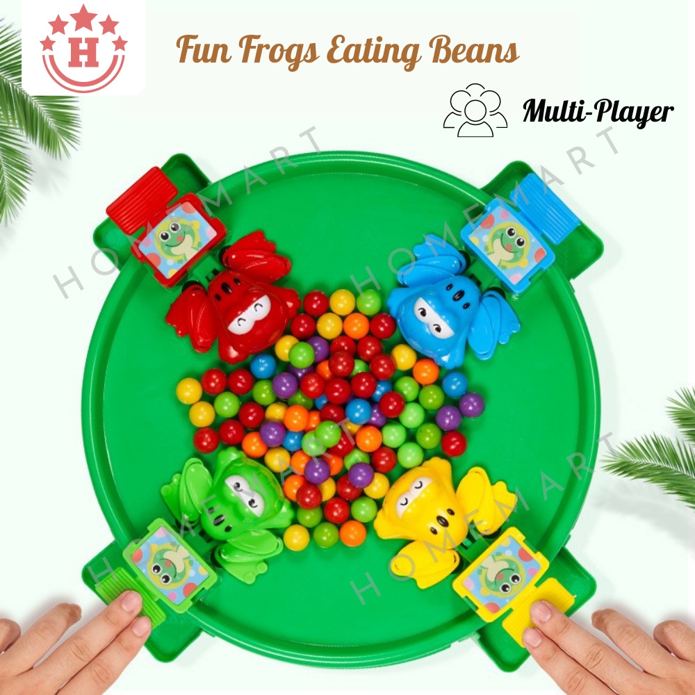 Multiplayer Hungry Frog Board Game for Kids Children Frog Chomp Ball ...