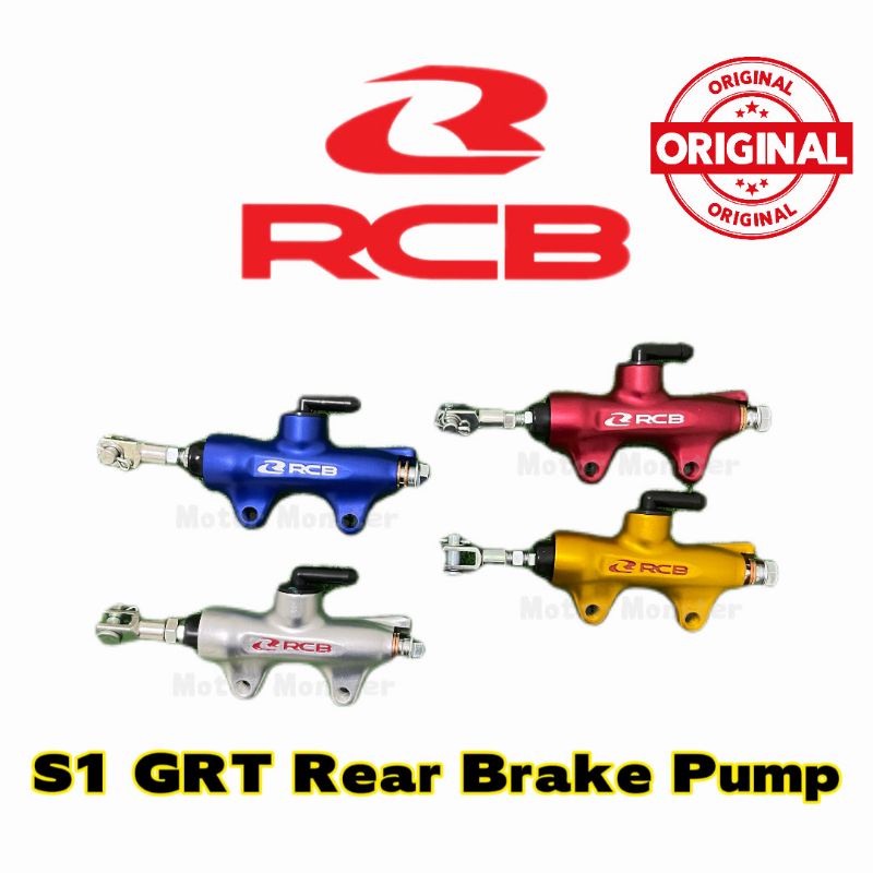 RCB S1 GRT Rear Brake Master Pump 14mm - Y15 /Y16 /LC5S /RS150 /Y125Z ...