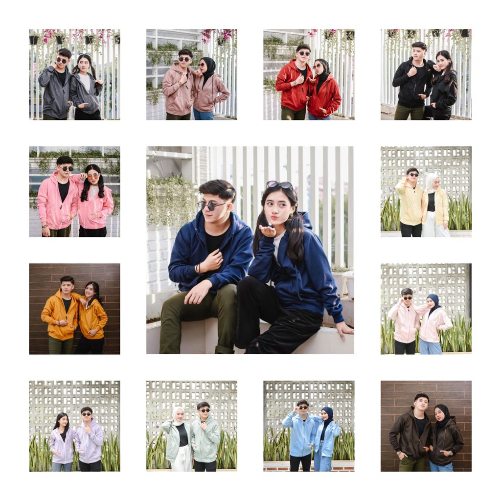 New Color SONYA AND SONI Jacket ZIPPER HOODIE POLOS | Shopee Malaysia