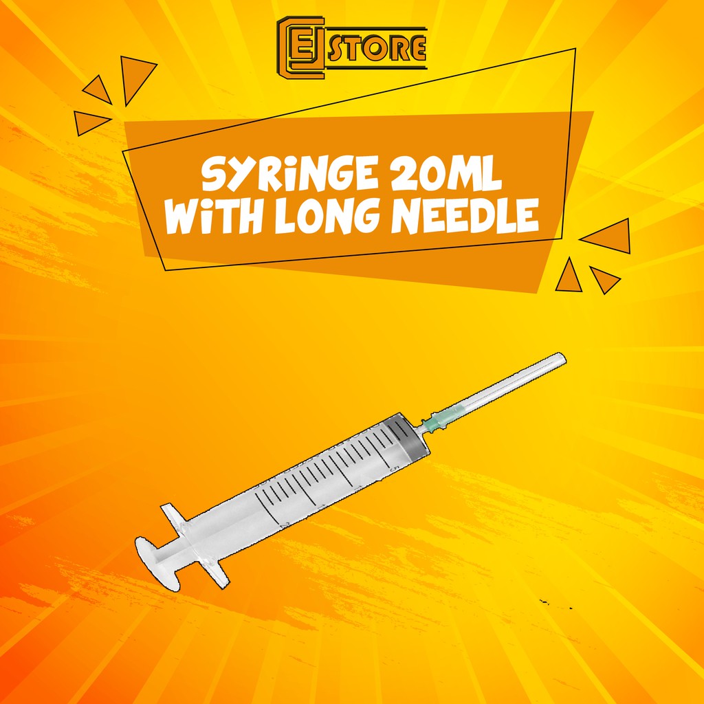 Syringe with Needle 20ml / Refill Printer Cartridge Ink / - For Refill ...