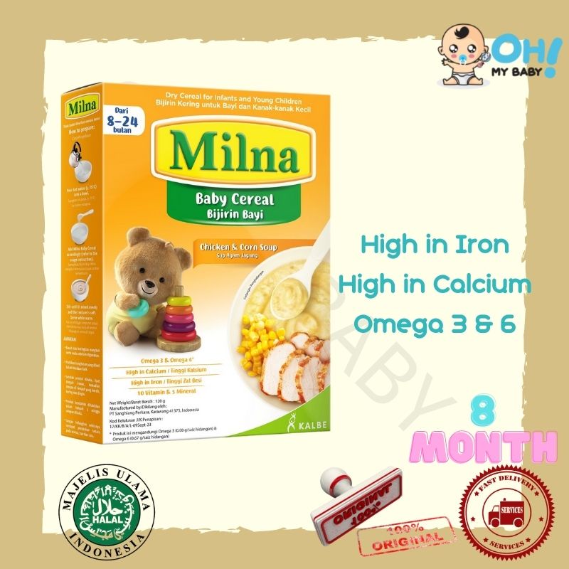 Milna Baby Cereal 120g | Shopee Malaysia