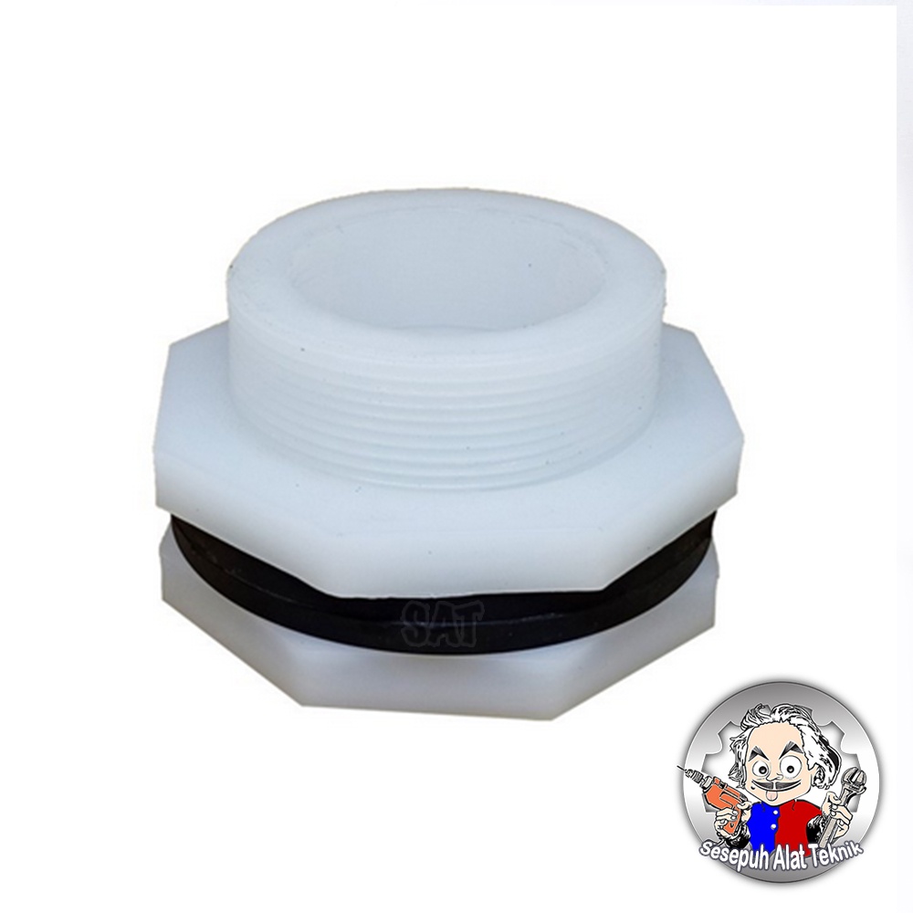 Tandon Nut 1/2, 3/4, 1 inch (Inner Thread) Drat Ring Nut Water Toren ...