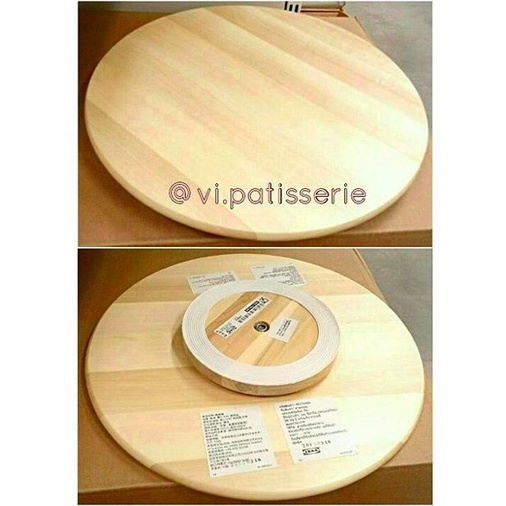 KAYU Wooden cake decorating turntable / cake decorating turntable ...