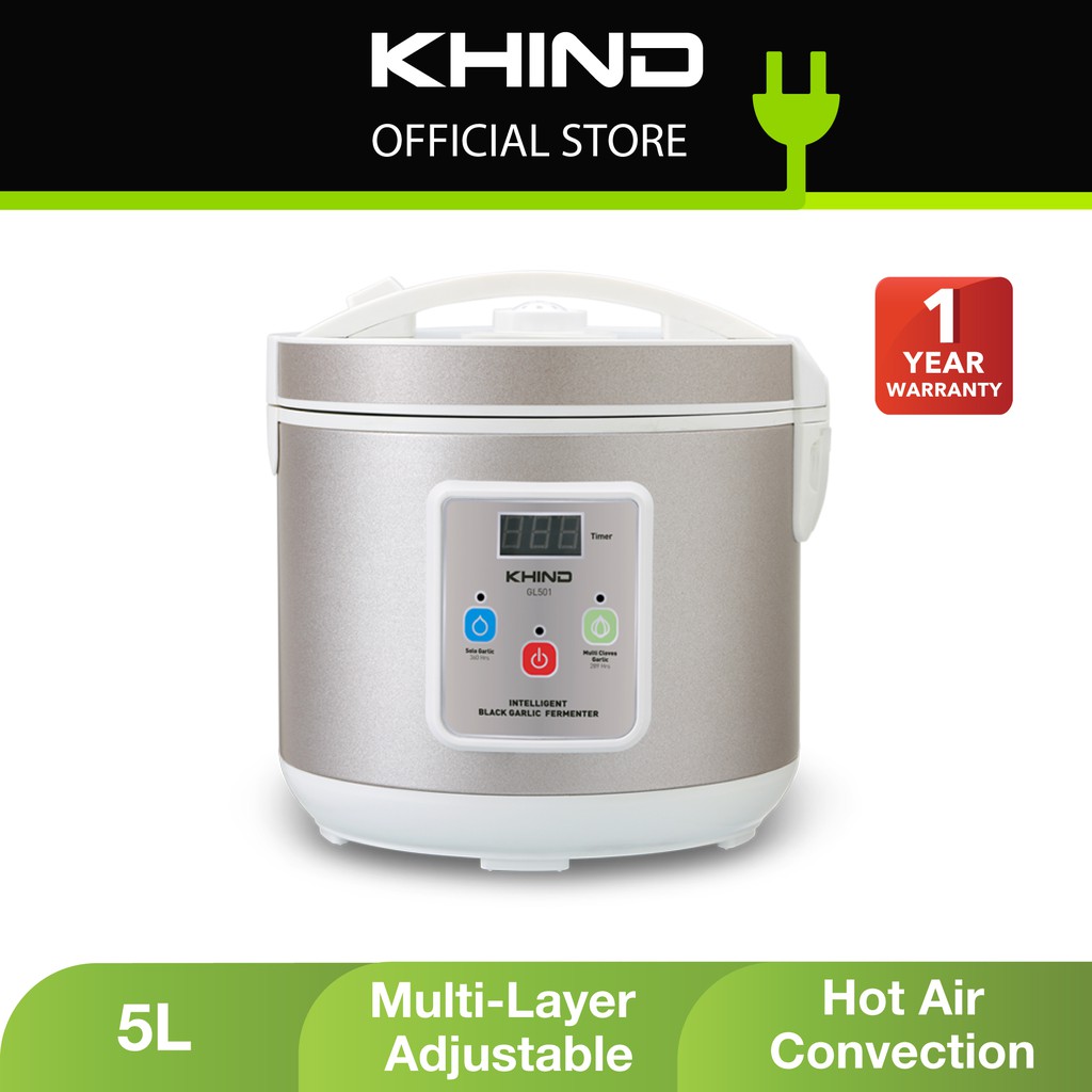 KHIND Intelligent Black Garlic Fermenter GL501 | Shopee Malaysia