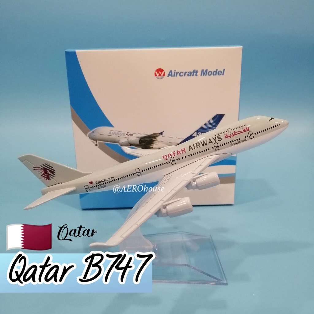 Latest Aeroplane/78 Aircraft Model- QATAR Airway B747 with 15cm ...