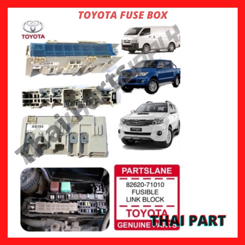 82620-71010 ORIGINAL MAIN FUSE BOX FUSIBLE LINK FOR USE ON: TOYOTA ...