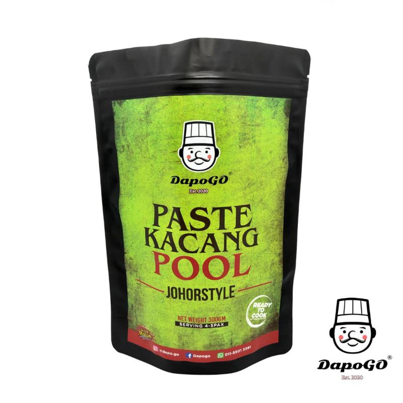 Paste Kacang Pool (300gm) Ready to Eat (RTE) Breakfast instant meal ...