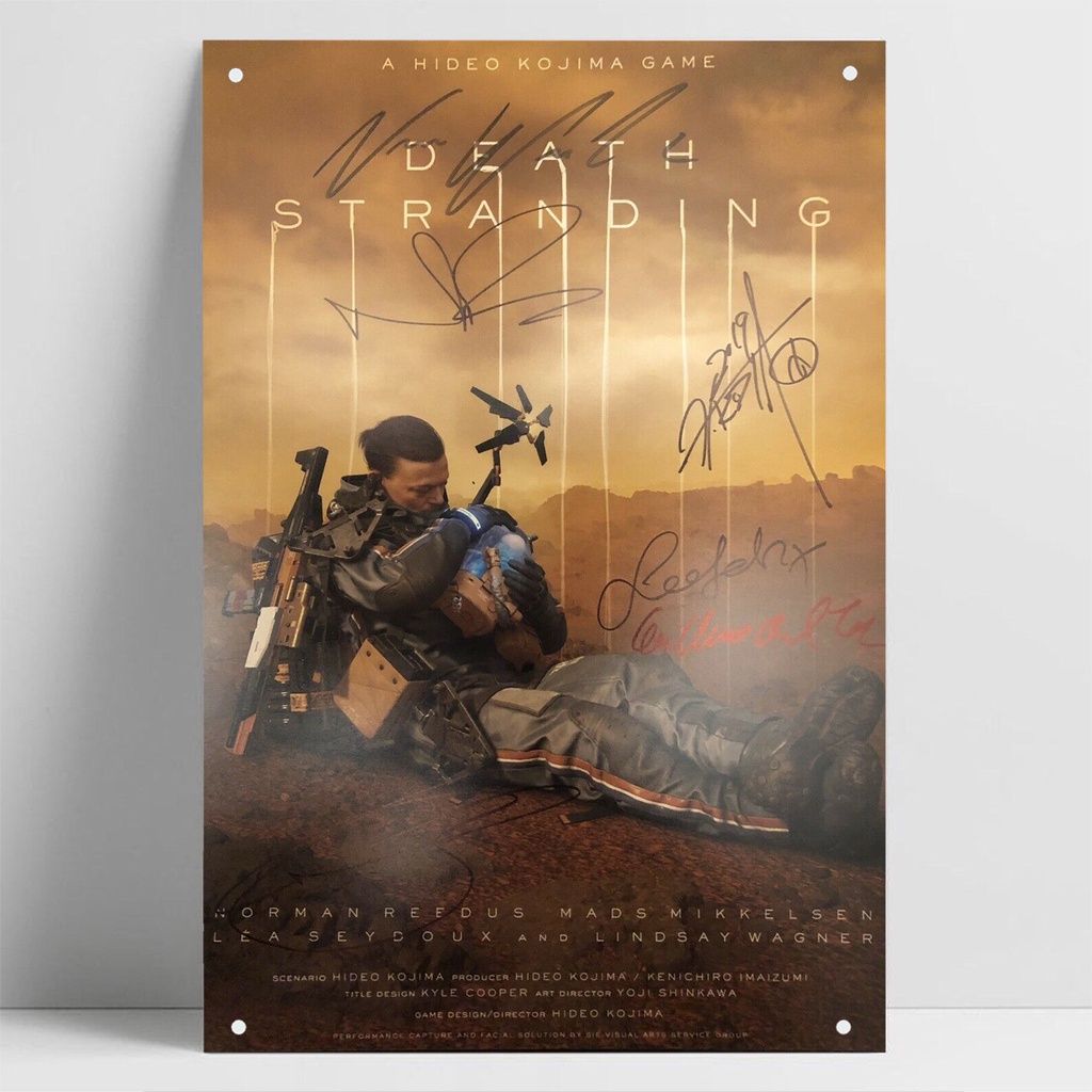 PC PS4 Switch Game Death Stranding Poster Tin Painting Sign Metal Wall ...