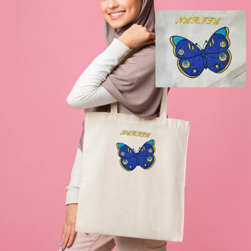 NEW Tote Bag Sulam Embroidery | Shopee Malaysia