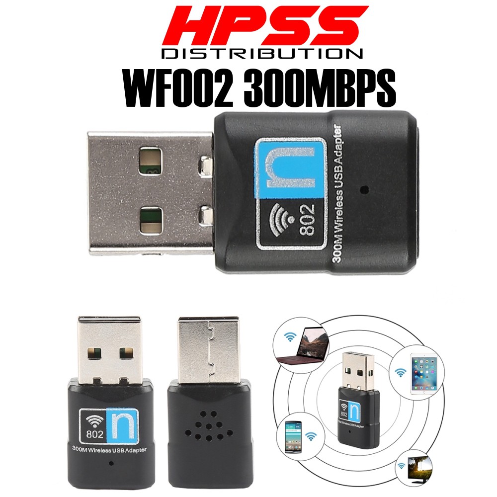 T-WOLF WF002 300Mbps Wireless N 802.11N Wifi adapter / Wifi Dongle 300M. LIKE WN725N WN727N ...