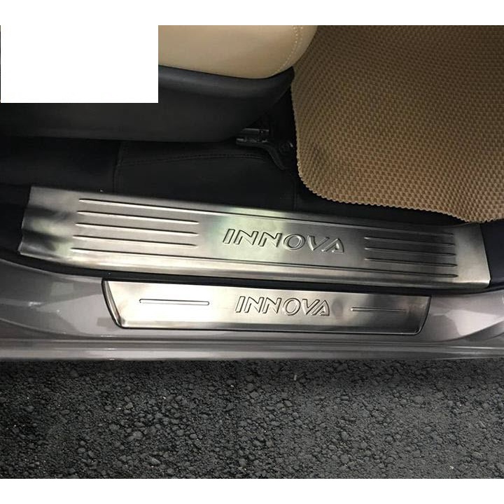 Door sill covers for Toyota INNOVA 2006 - 2022, INNOVA stainless steel ...