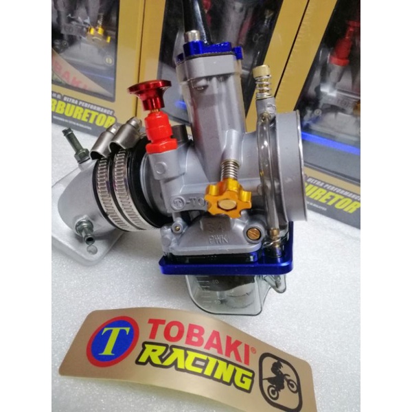 CARBURETOR RACING PWK POWER JET TOBAKI + INTAKE PIPE SUPER HEAD COMBO ...