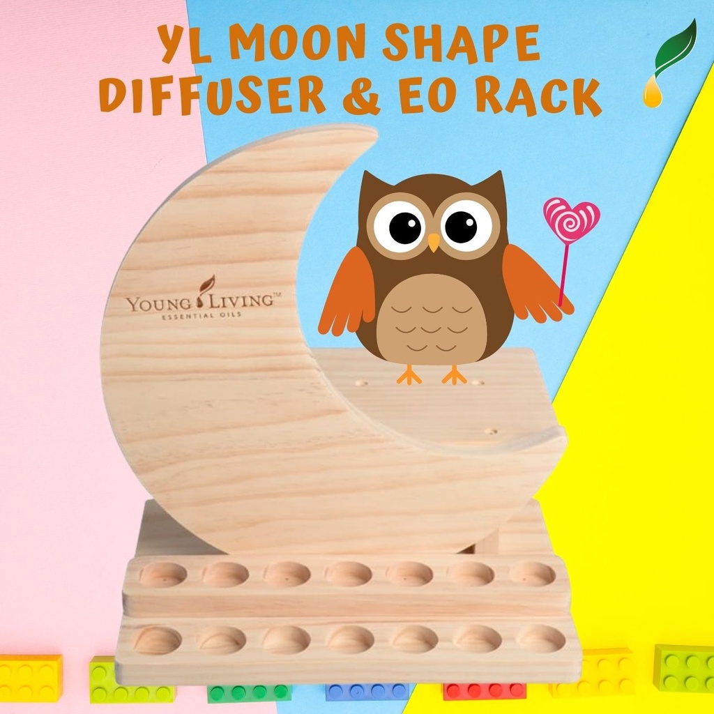 Moon Shape Diffuser Display Rack w 14 EO Holes (self assemble) | Shopee ...