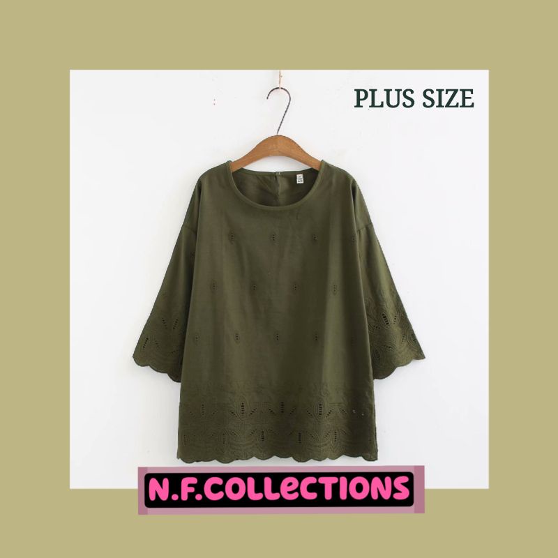 Blouse Women Simple Plus Size ( 3XL - 6XL ) | Shopee Malaysia