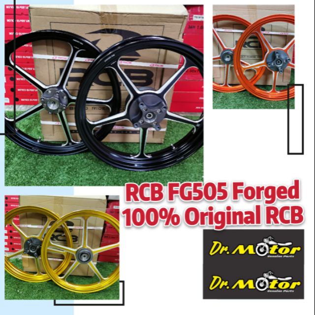 RCB FG505 Forged Rim LC135 5S Y15ZR 185/250-17 100% Original RCB ...