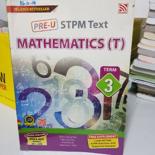 PRE-U STPM Text Mathematics (T) Term 3 | PELANGI | Shopee Malaysia