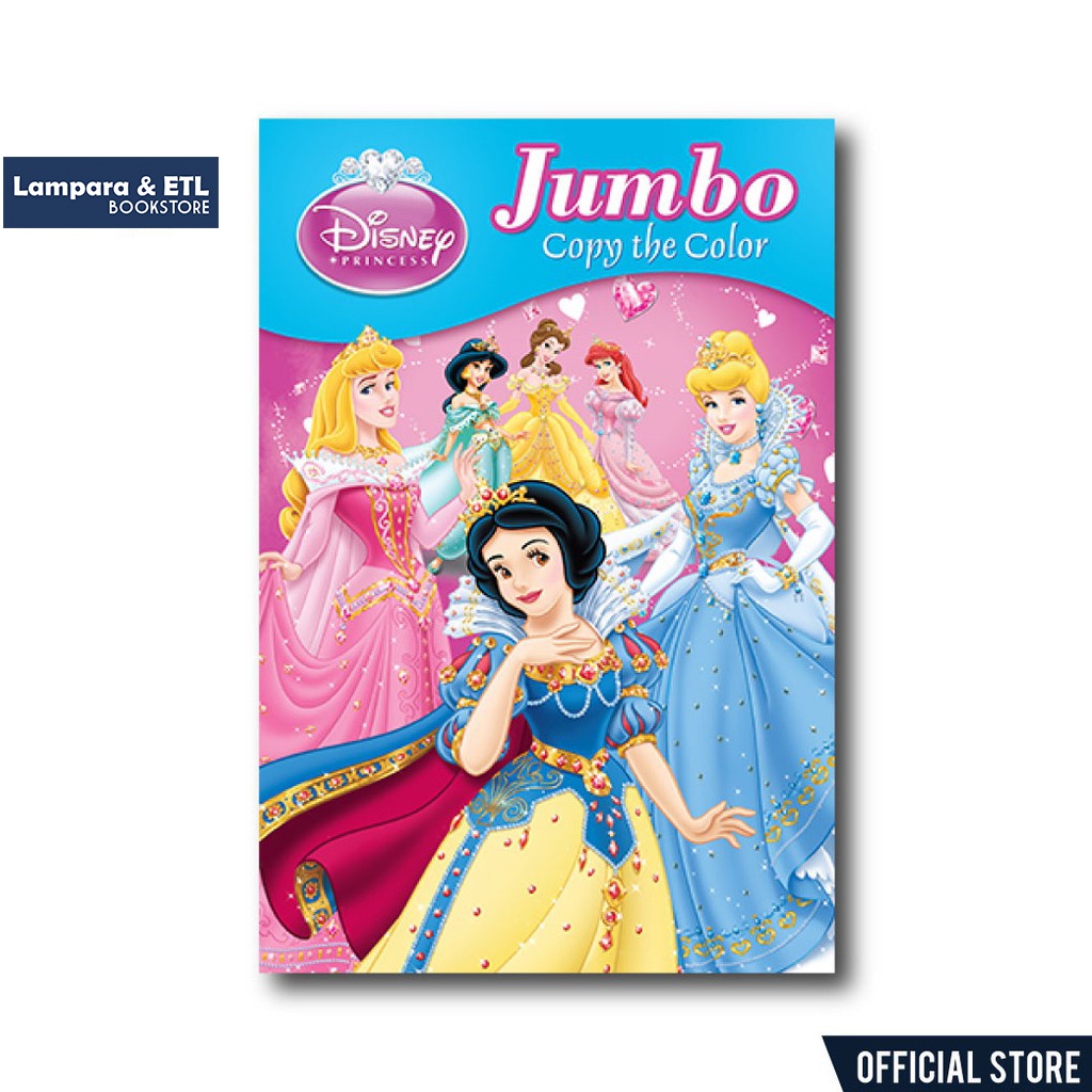 Disney Princesses Jumbo Copy The Color | Shopee Malaysia