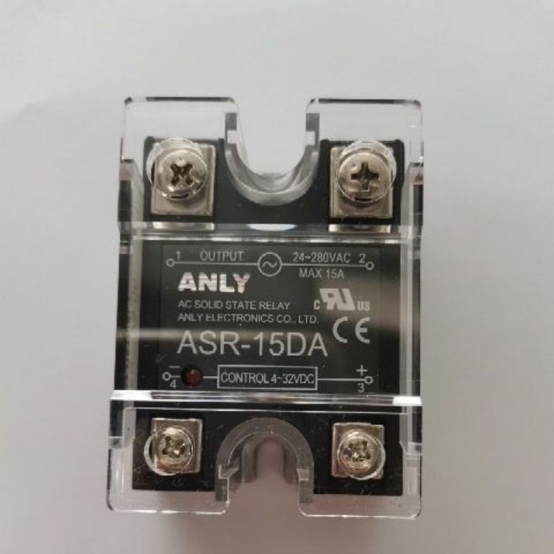 ANLY SOLID STATE RELAY SSR ASR-15DA, ASR-25DA, ASR-50DA, ASR-75DA, ASR-100DA, ASR-25DAH, ASR ...